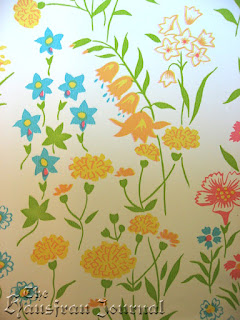 The Hausfrau Journal: Vintage Floral Contact Paper