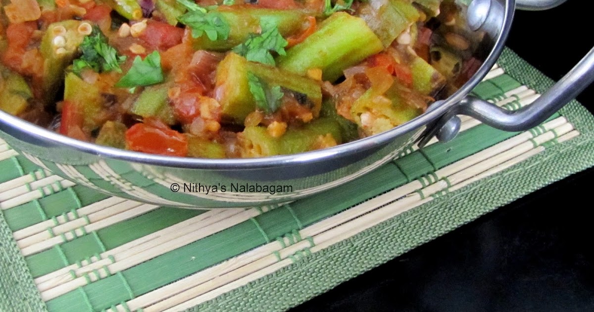 Bhindi Masala | Chapati Side dish |Nithya's Nalabagam