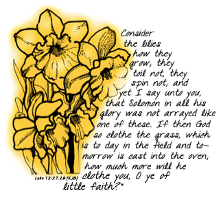 Luke 12: 27,28 | Christian Clip Art Review