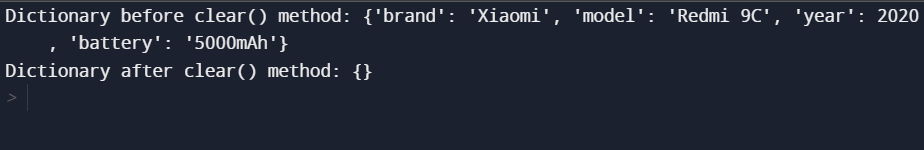 Geek4Tutorial.com: Dictionaries in Python