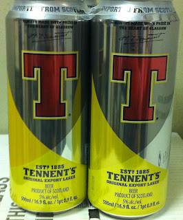 The Wine and Cheese Place: Tennents now in CANS!!!