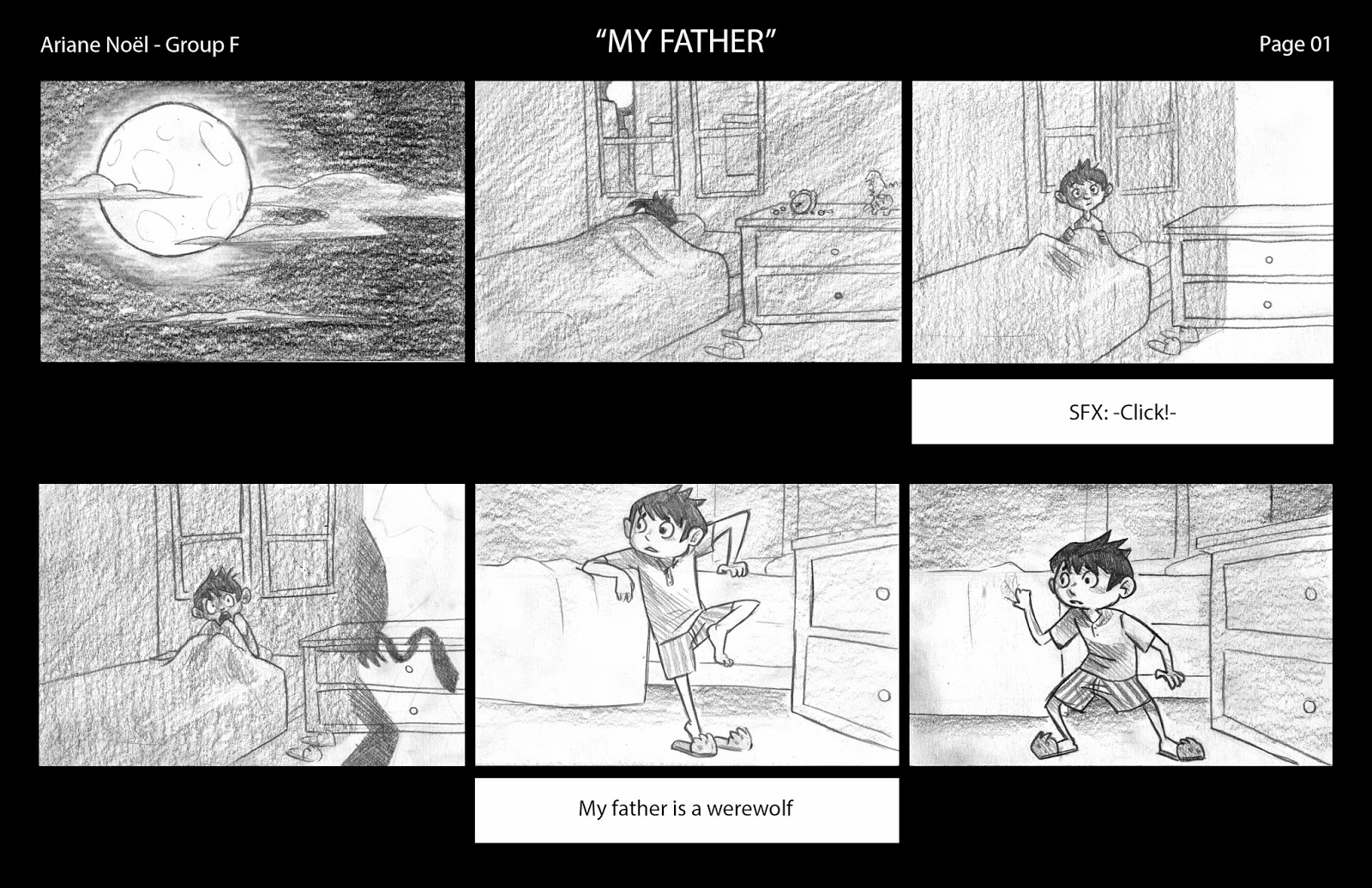 Storyboard Poem Assignment - Final Boards | Space Cadet