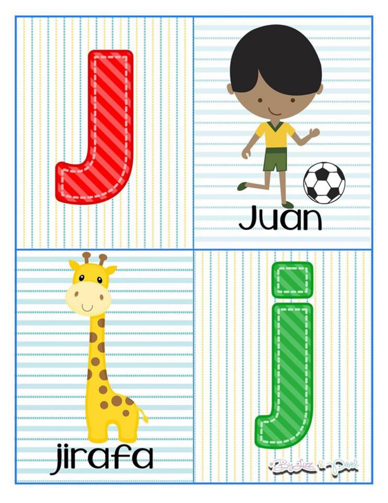 SGBlogosfera. María José Argüeso: TARJETAS PARA TRABAJAR EL ABECEDARIO