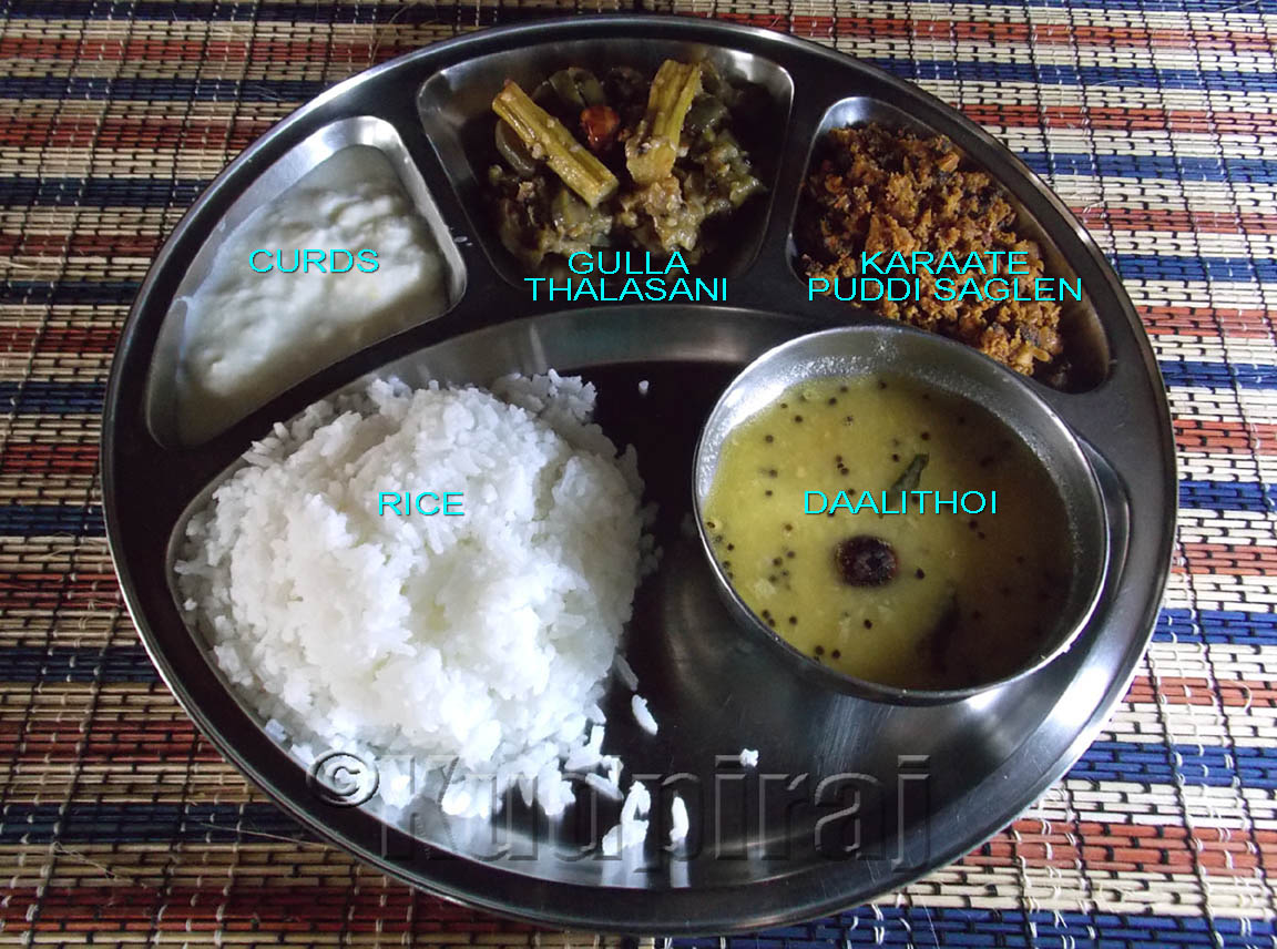 Kudpiraj's Garam Tawa: Typical GSB Thaali Meals - Part 2