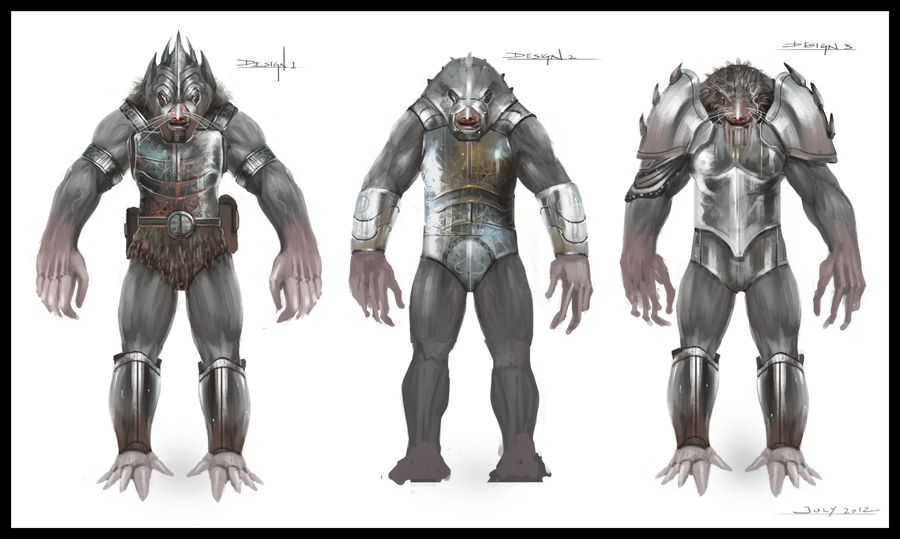 SKETCHBOOK: Practice(Humanoid Mole)