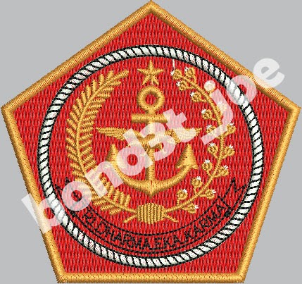 Desain dan bordir logo mabes TNI | Bondet Embroidery