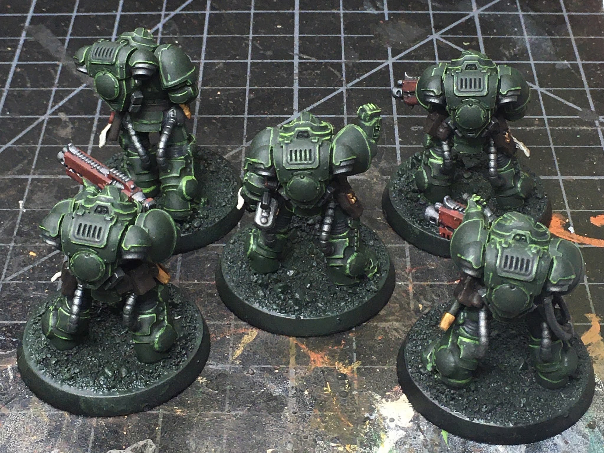 262nd Death Korps of Krieg: Dark Angels Intercessor and Heavy ...