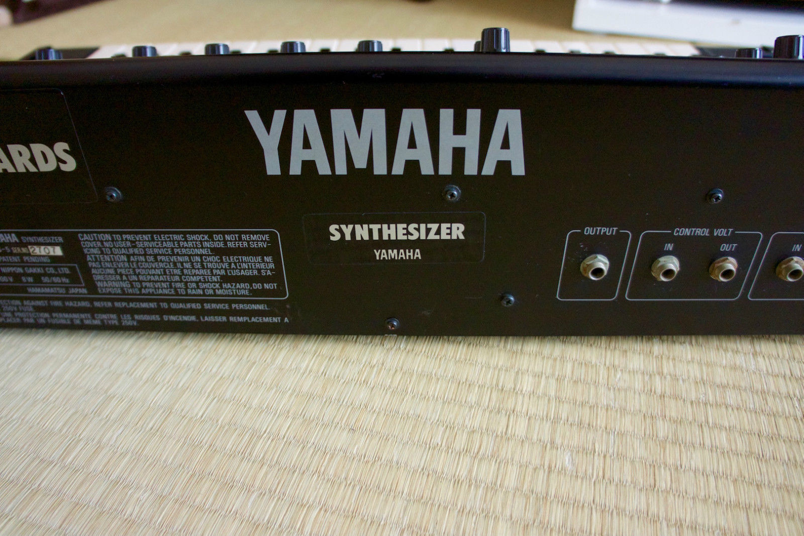 MATRIXSYNTH: Yamaha CS-5 Analog Synthesizer SN 2707