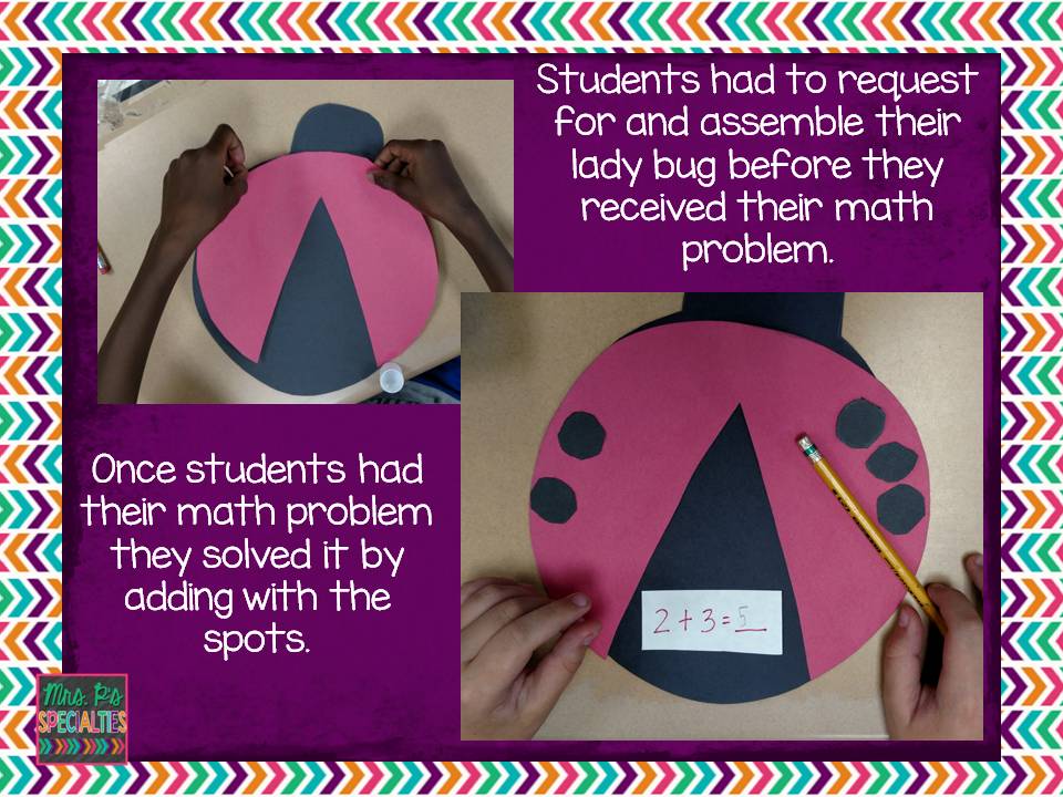 Using crafts to learn math · Mrs. P's Specialties