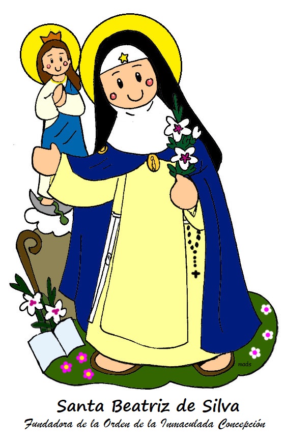 Mis ilustraciones: Santa Beatriz de Silva