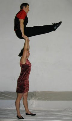 Circus Overhead lift ~ Women Lifting Men