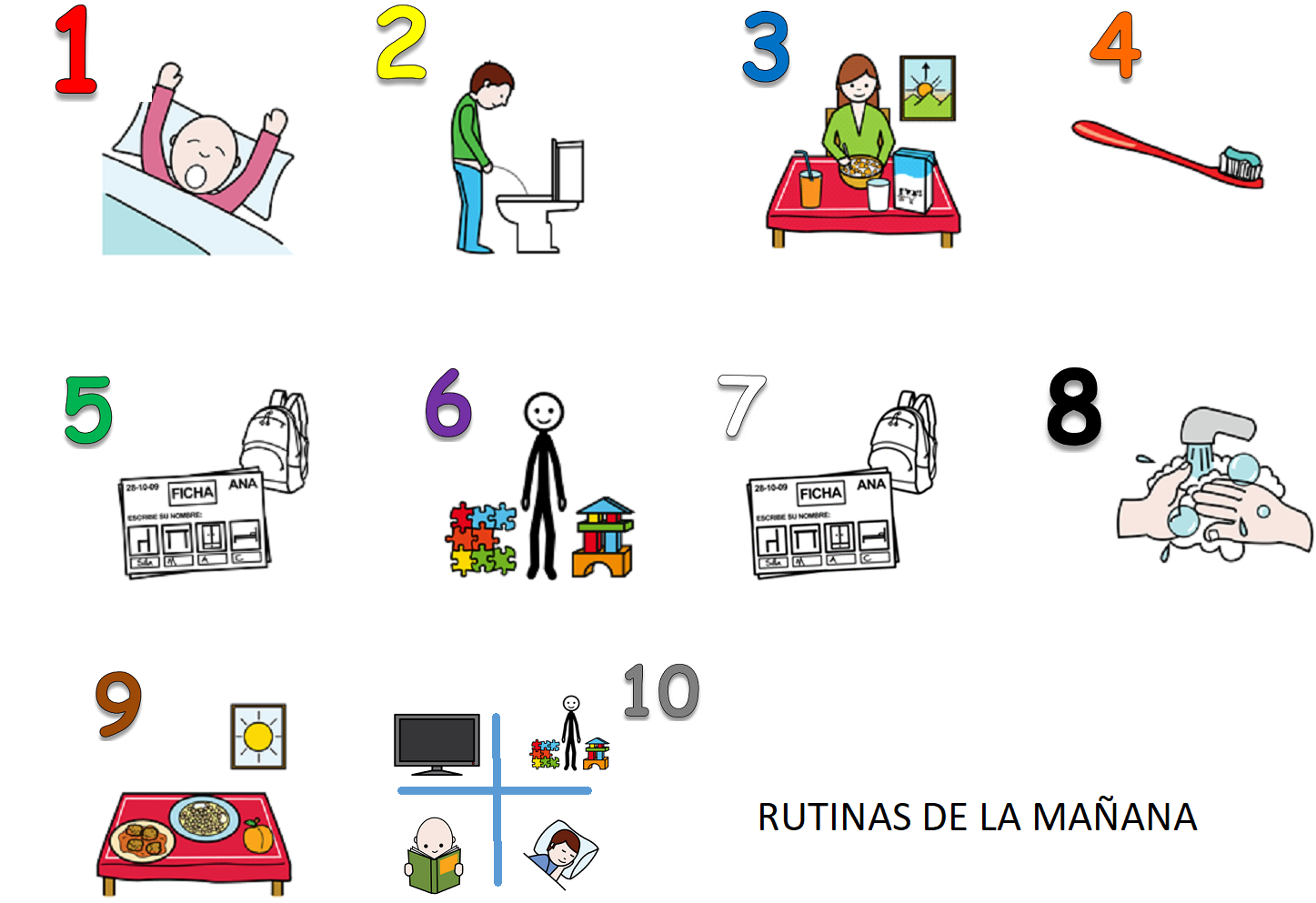 INFANTIL 4 AÑOS CEIP MOZART: ASAMBLEA: RUTINA DIARIA.