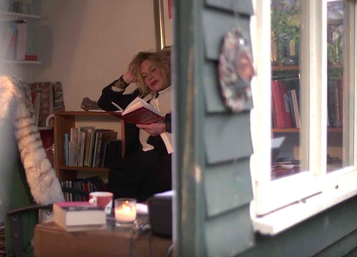 Shedworking: Deborah Levy reading aloud in her writing shed (video)