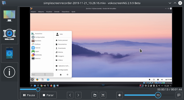 Screencast com Vokoscreen-ng nas distribuições Linux debian e derivados