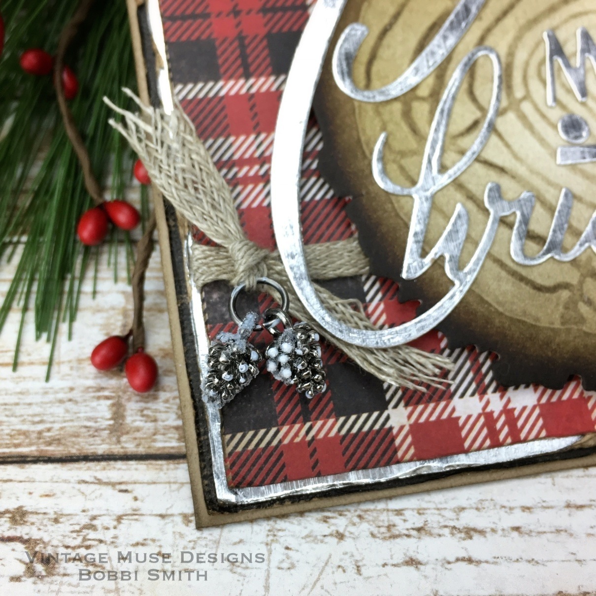 Vintage Muse: Rustic Merry Christmas Card...