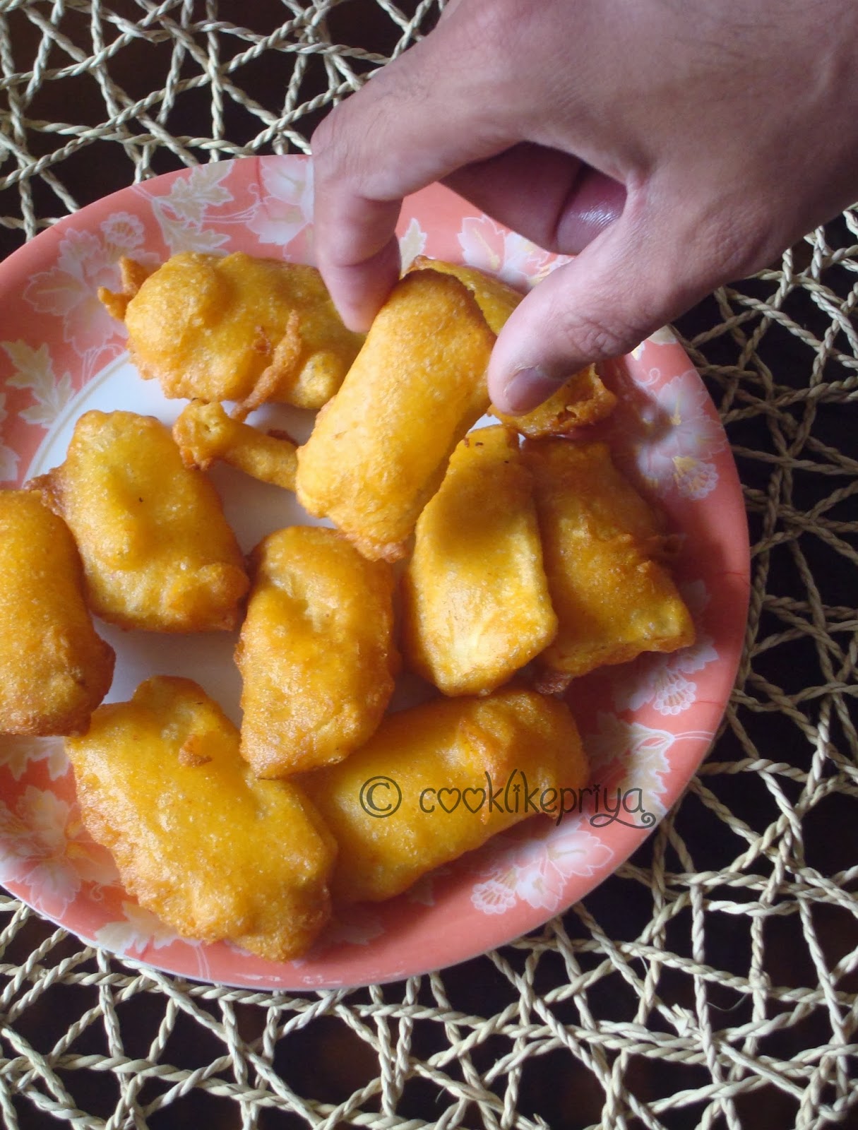 Cook like Priya: Vazhakkai Bajji | Raw Banana Fritters | Indian Fried ...