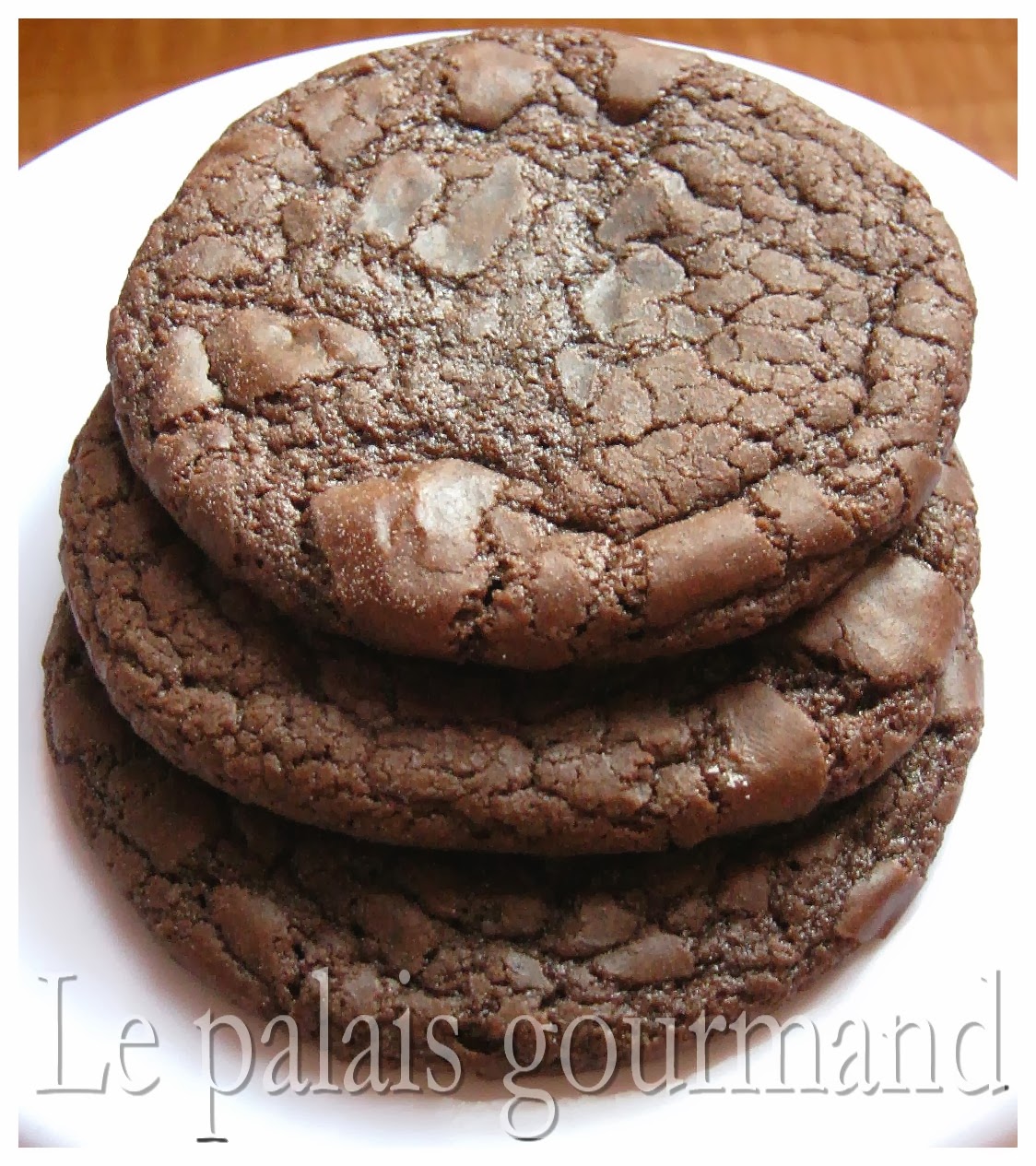 Le palais gourmand: Biscuits au chocolat au lait concentré sucré