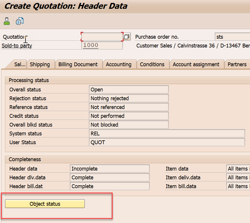 SAP SD/CS/PS /PM : System status and User Status a differentiation