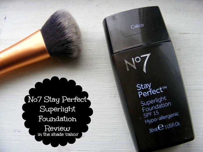 No7 Stay Perfect Superlight Foundation Review | oh hey there rachel
