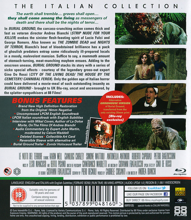 blu-ray and dvd covers: 88 FILMS ITALIAN COLLECTION UK BLU RAY: #1 ...