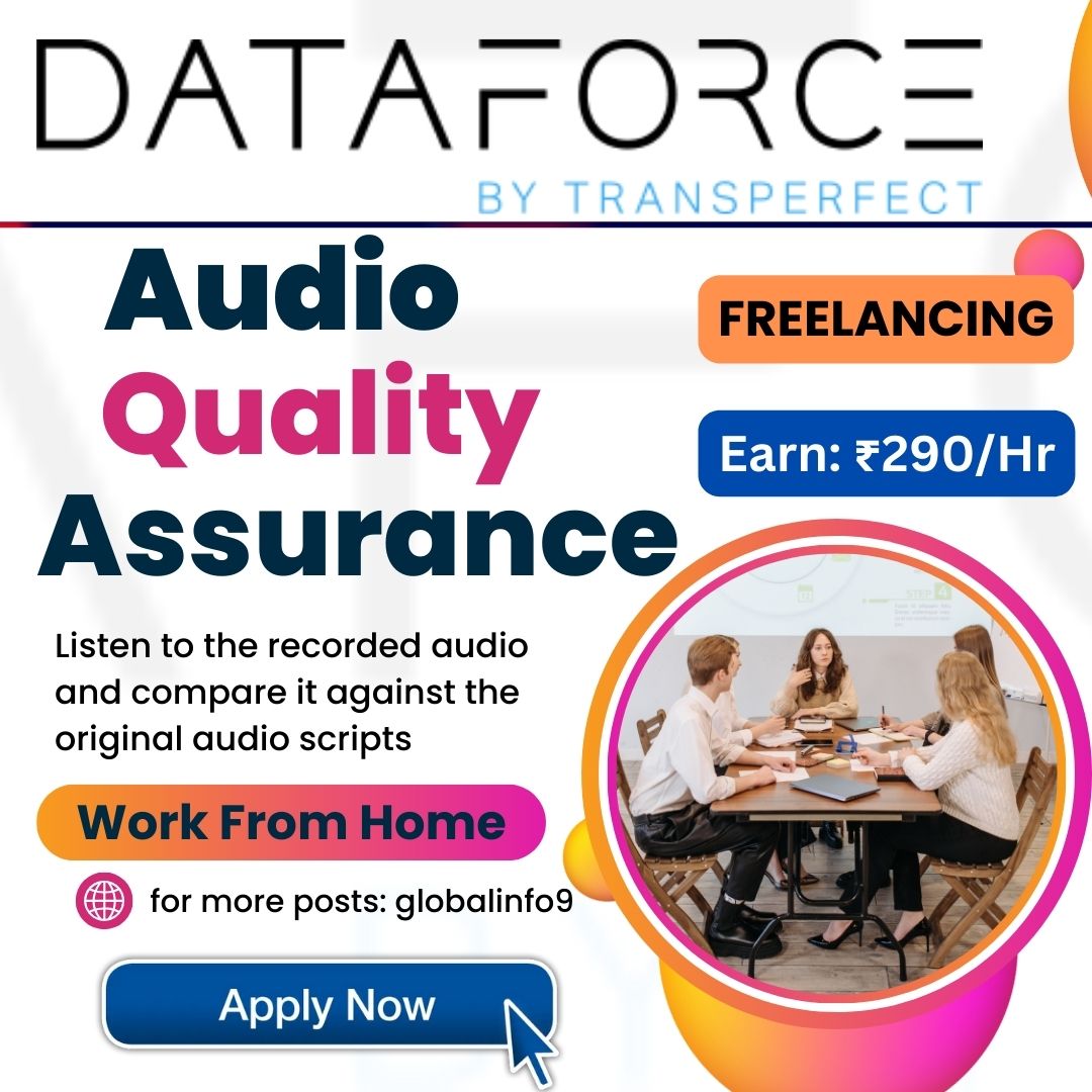DATA FORCE - Audio Quality Assurance Specialist 2024 DATA FORCE - Audio Quality Assurance Specialist 2024