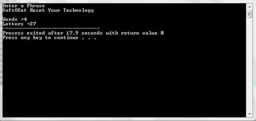 C Plus Plus Program To Count Letters And Words