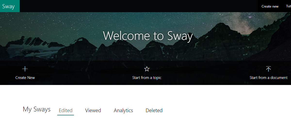 HOW TO USE MICROSOFT SWAY?