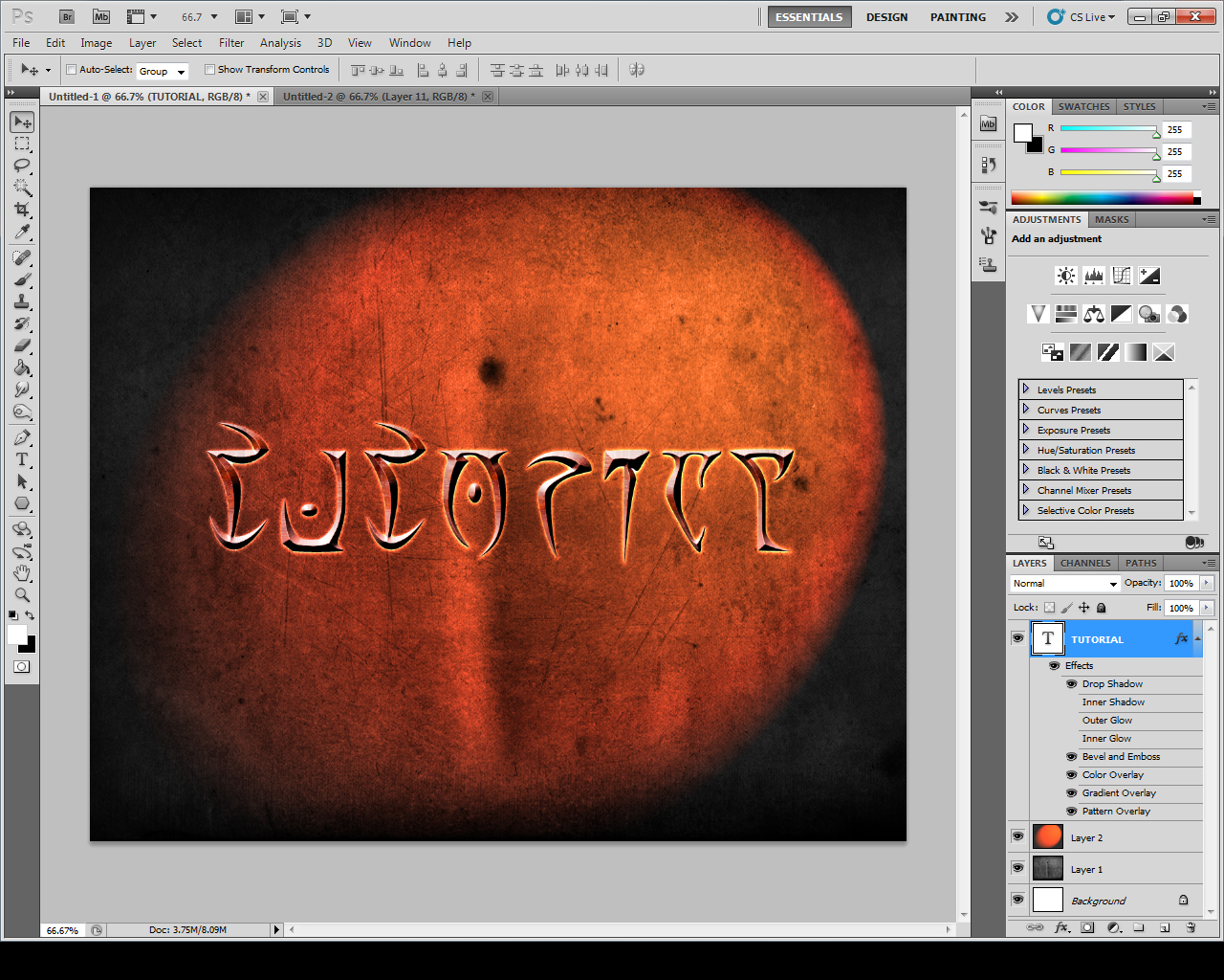 V3N0M's - 2D and 3D art: Magic Runes Text Effect