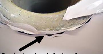 Protruding or Slipped Core - Troubleshooting Paper Defects