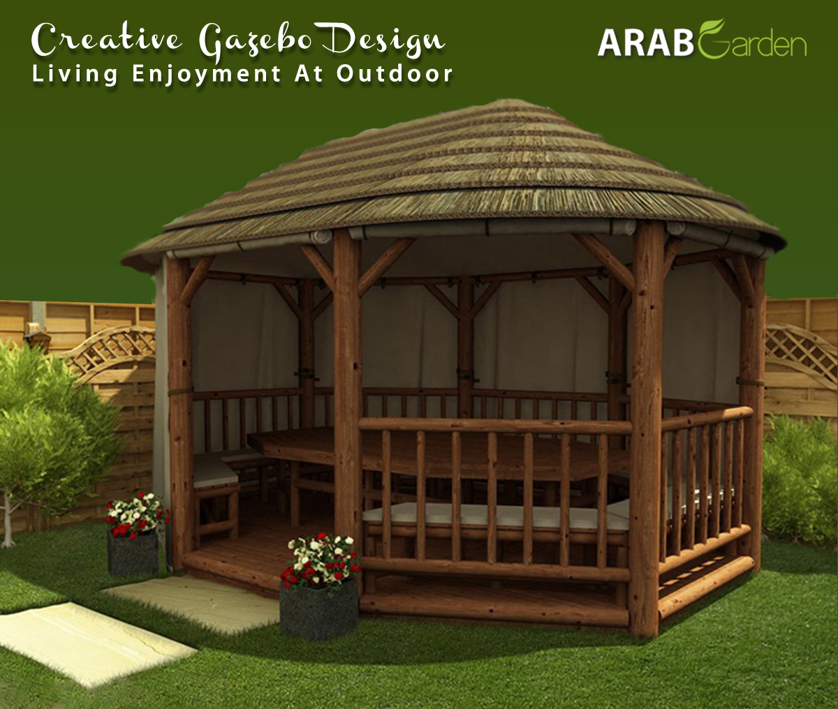 Manufacturer Wooden Gazebo • Creative Gazebo • Outdoor gazebo • Garden ...