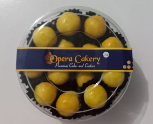 Desain dan cetak stiker label segel Kue untuk Opera Cakery di Medan ...