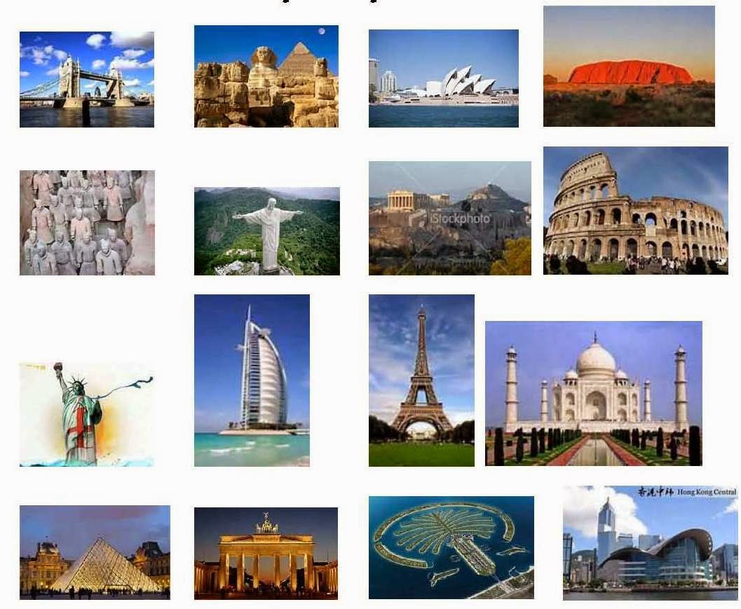 My 4th junior high english class: Quiz Famous Landmarks