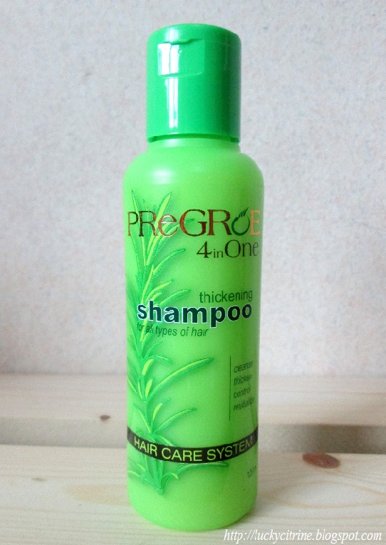 Lucky Citrine: Pregroe Thickening Shampoo & Conditioner