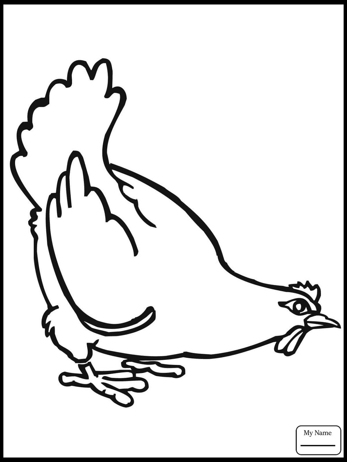 chicken coloring pages - jiahajava