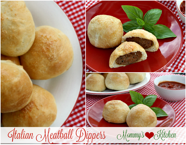 Italian Meatball Dipper Rolls — Mommy's Kitchen