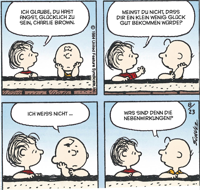 Gestehen wir uns ein glücklich zu sein?