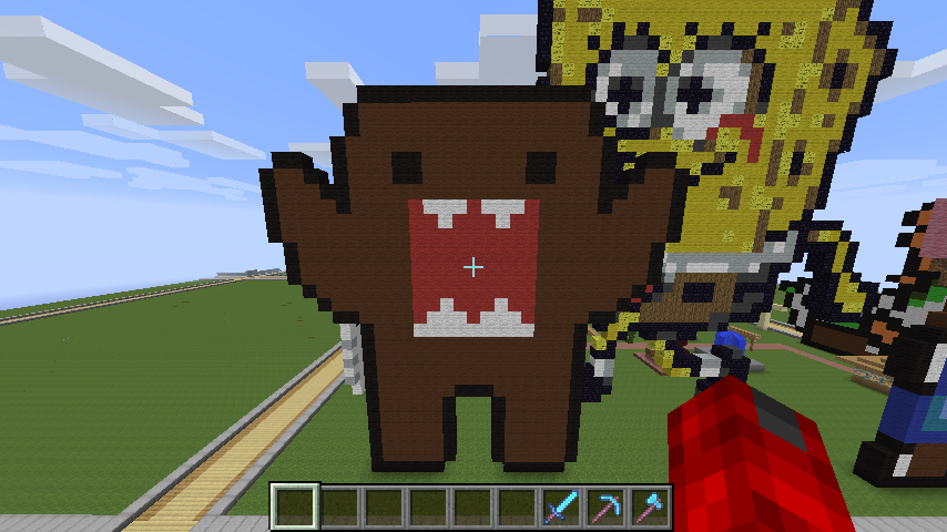 All video game news: Making Minecraft Statues with famous characters ...