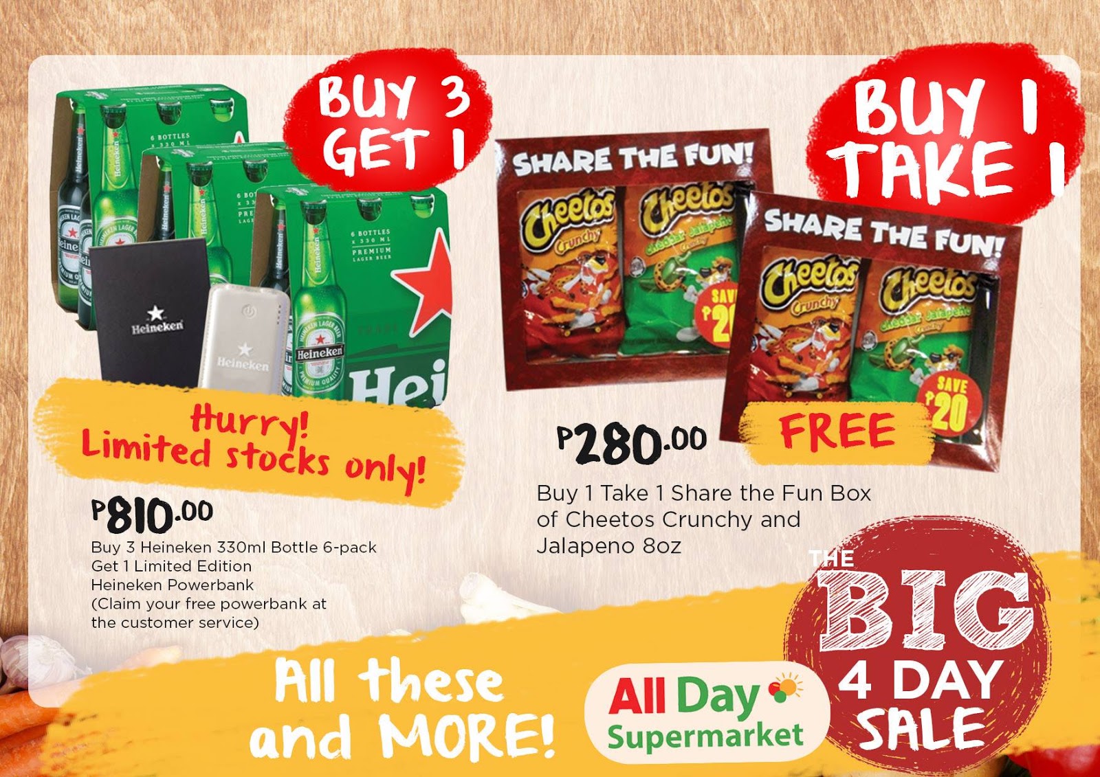 Manila Shopper: AllDay Supermarket The Big 4-day SALE: Jan 2018