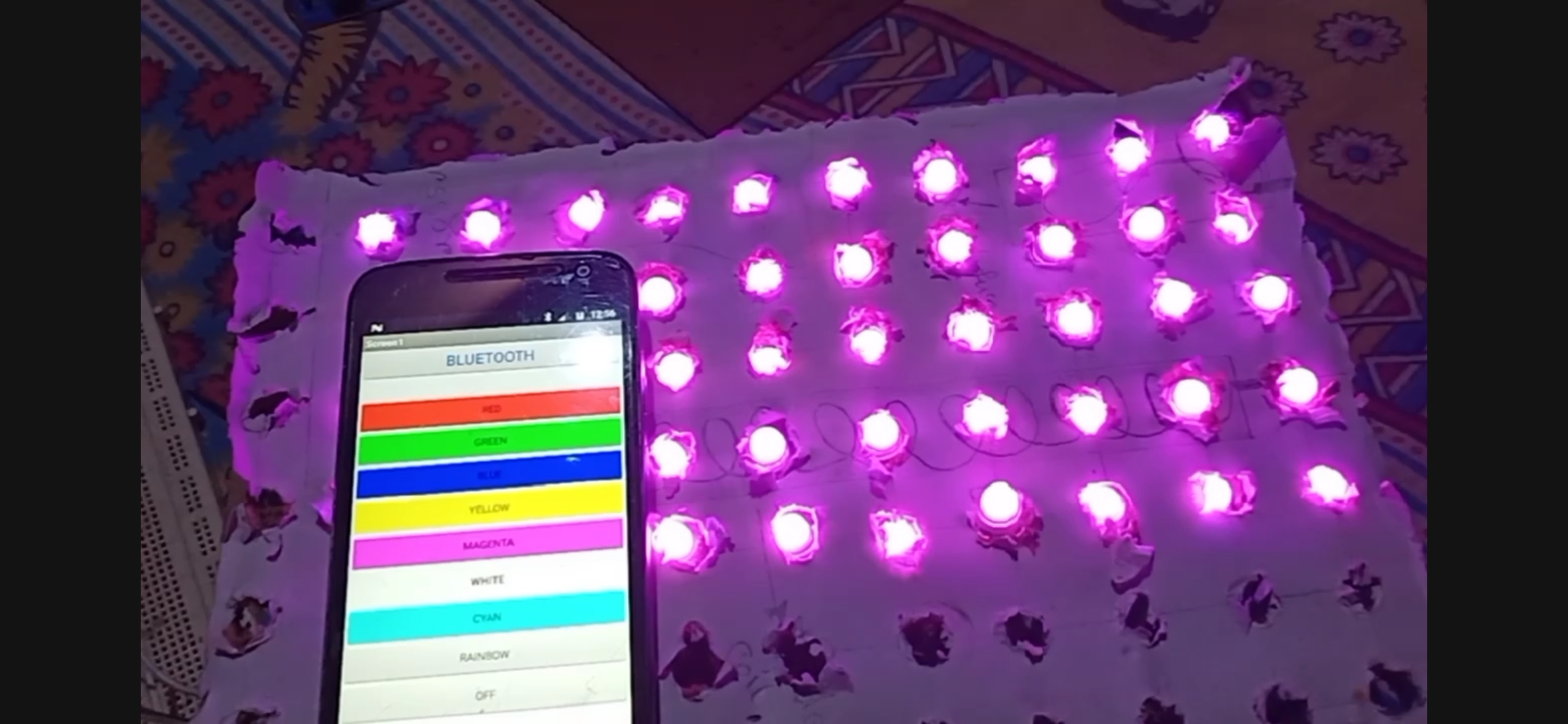 Arduino Project #9: WS2812B RGB LED ( Pixel LED ) control with Android ...