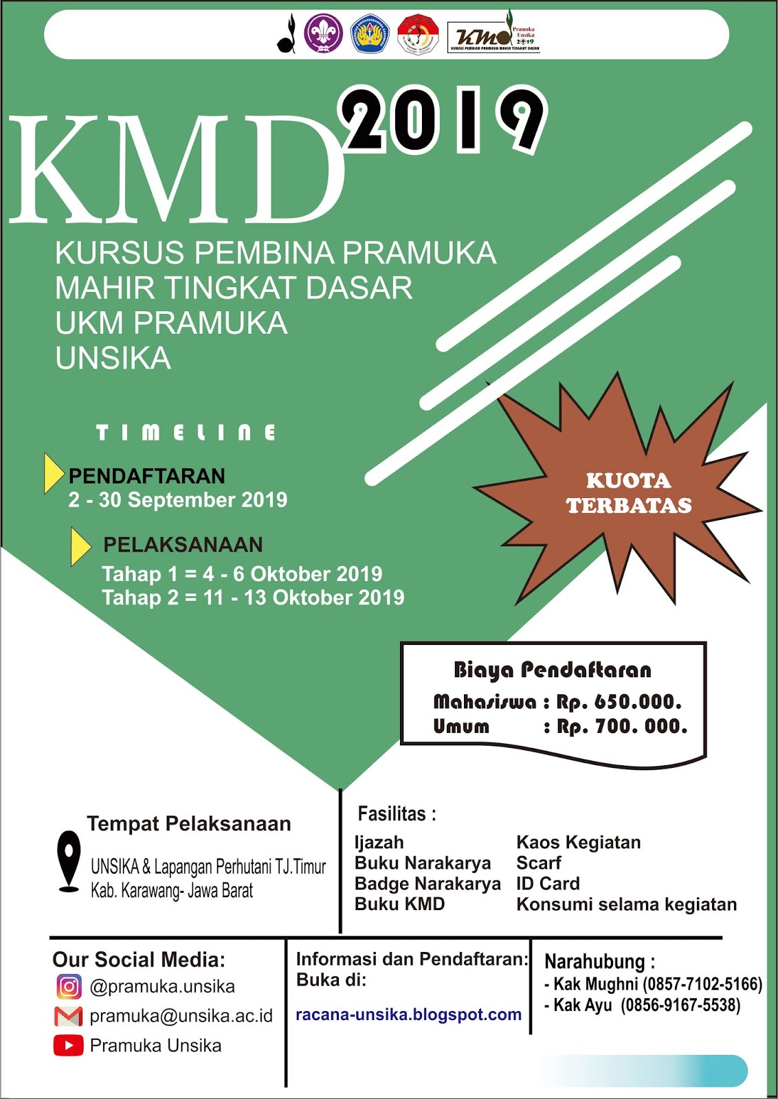 Kursus Pembina Pramuka Mahir Tingkat Dasar (KMD 2019) ~ GERAKAN PRAMUKA ...