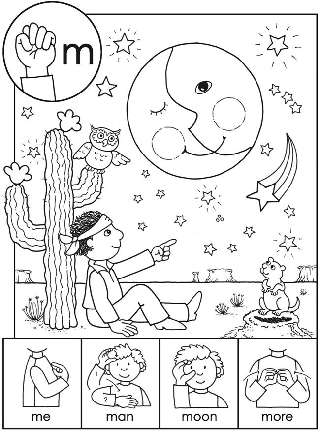Asl Coloring Pages - Coloring Pages