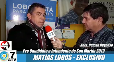 Matías Lobos: "lo importante es llegar con un frente político, amplio y ...