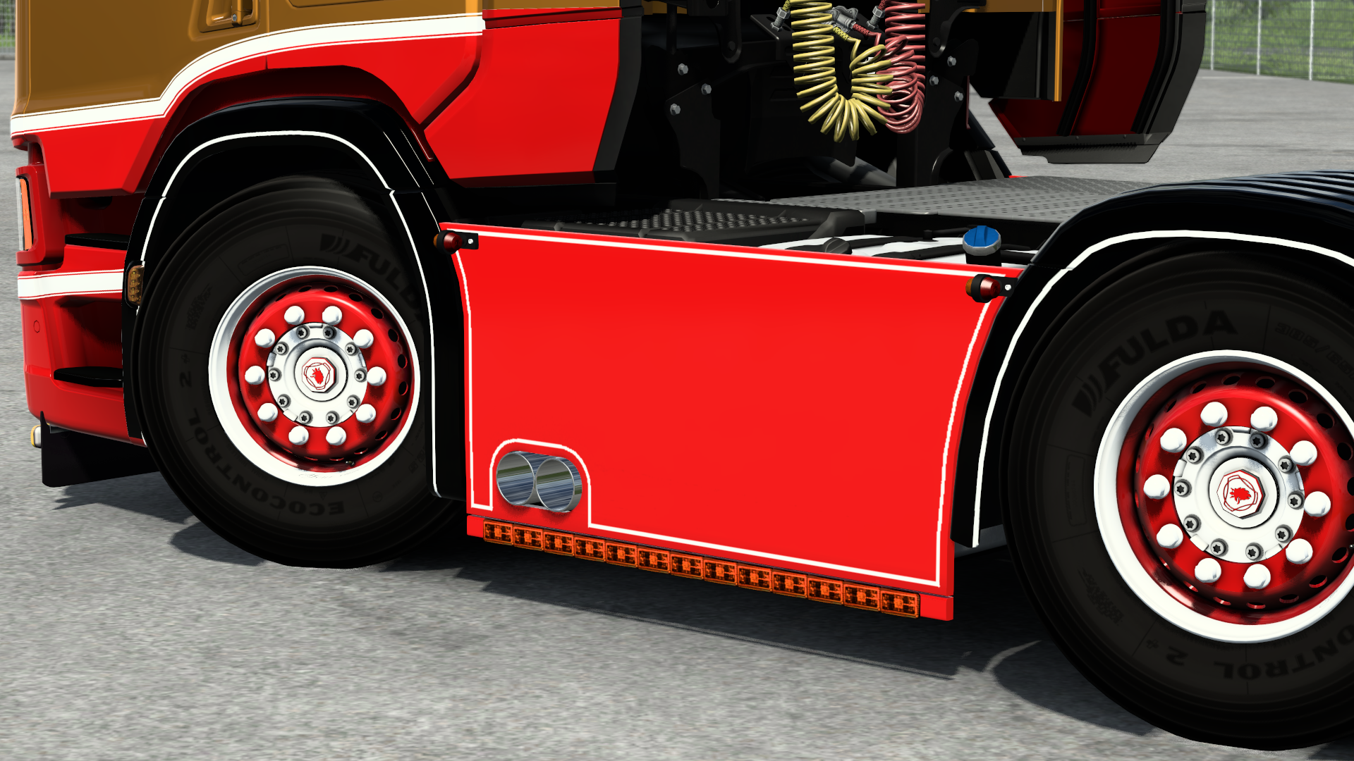 Dual Exhaust Side Pipe For NG Scania - Euro Truck Simulator 2 Mod World