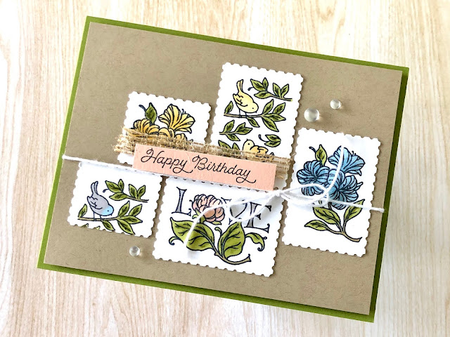Posting Birthday Wishes to You - Handmade by Fiona
