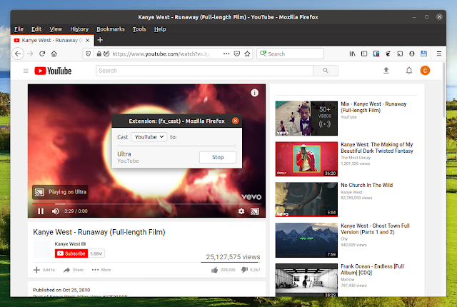 Chromecast Extension For Firefox fx_cast 0.0.5 Adds Support For YouTube ...