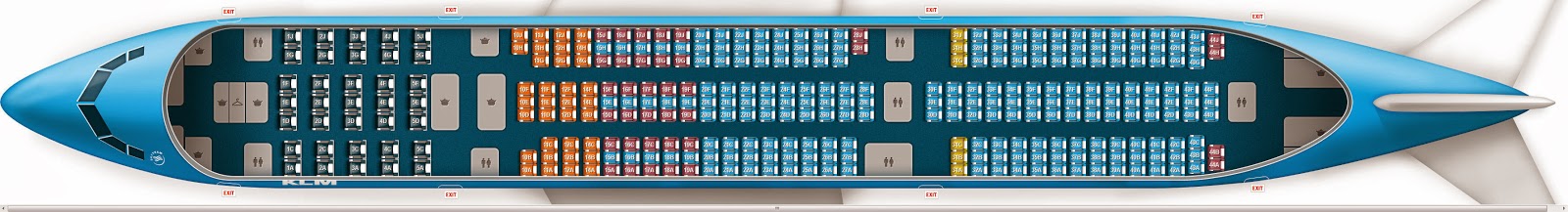 KLM WBC Tracker: Seatmap B772 with new WBC published