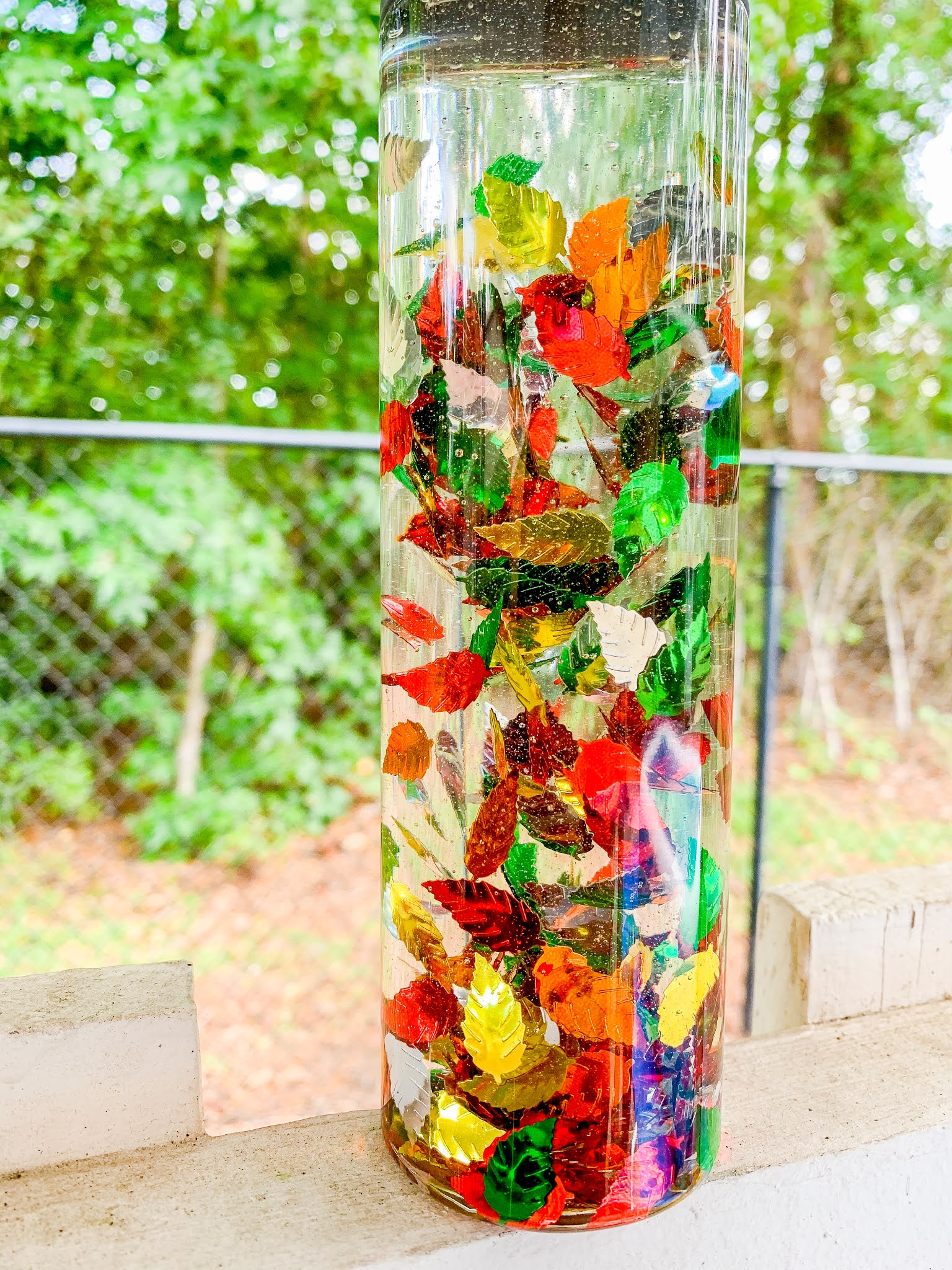 How to Make an Autumn Leaves Sensory Bottle
