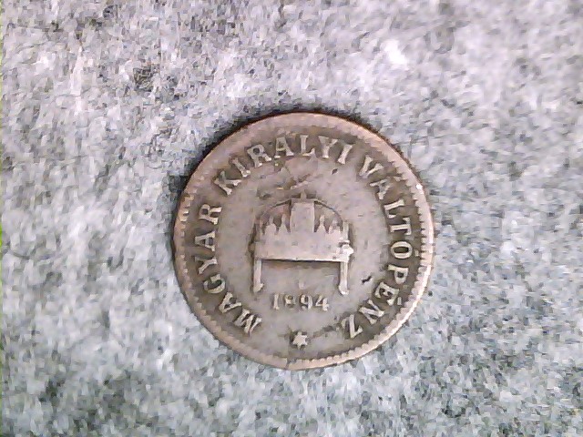 Vecchie monete: HUNGARY 2 FILLER COIN 1894 K-B MAGYAR KIRALYI VALTOPENZ