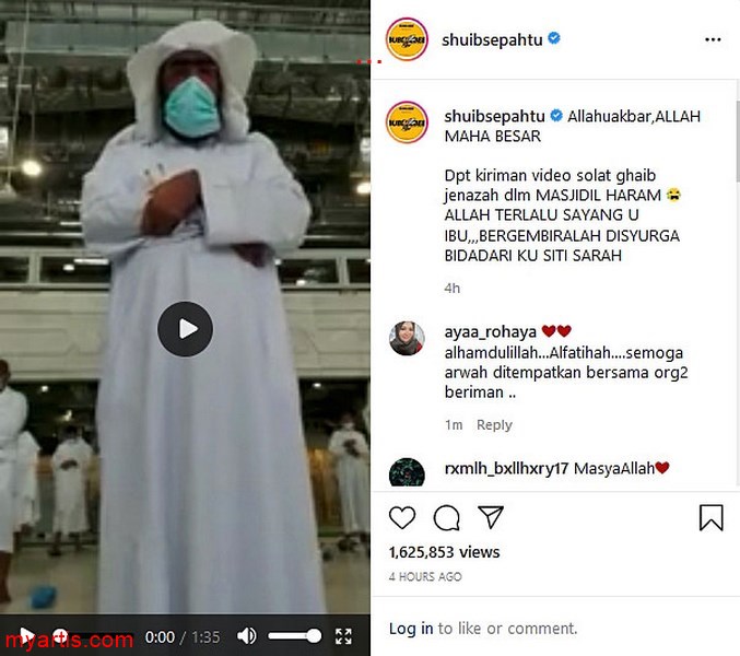 MYARTIS.COM | MYARTIS | MY | ARTIS: TERIMA VIDEO SOLAT JENAZAH GHAIB ...