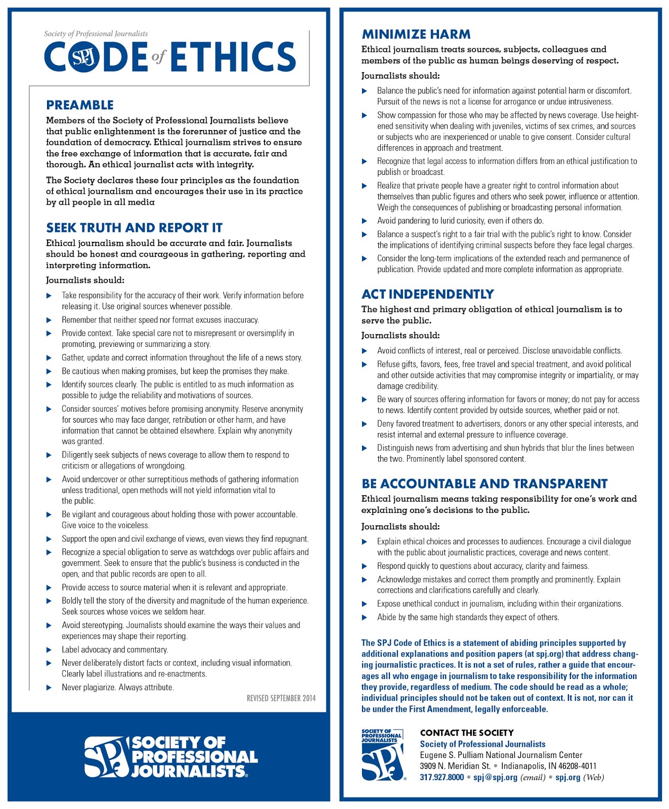 Media Ethics and Society: Ethics-- A Voluntary Act?